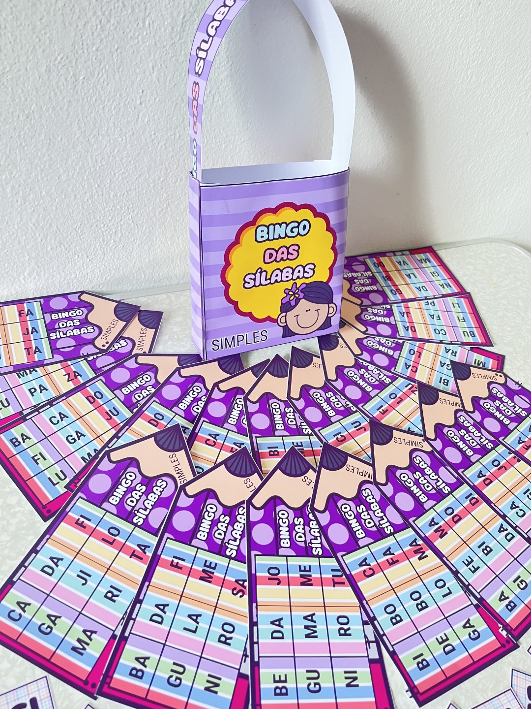 Bingo das Sílabas – Clube Alfabetinho