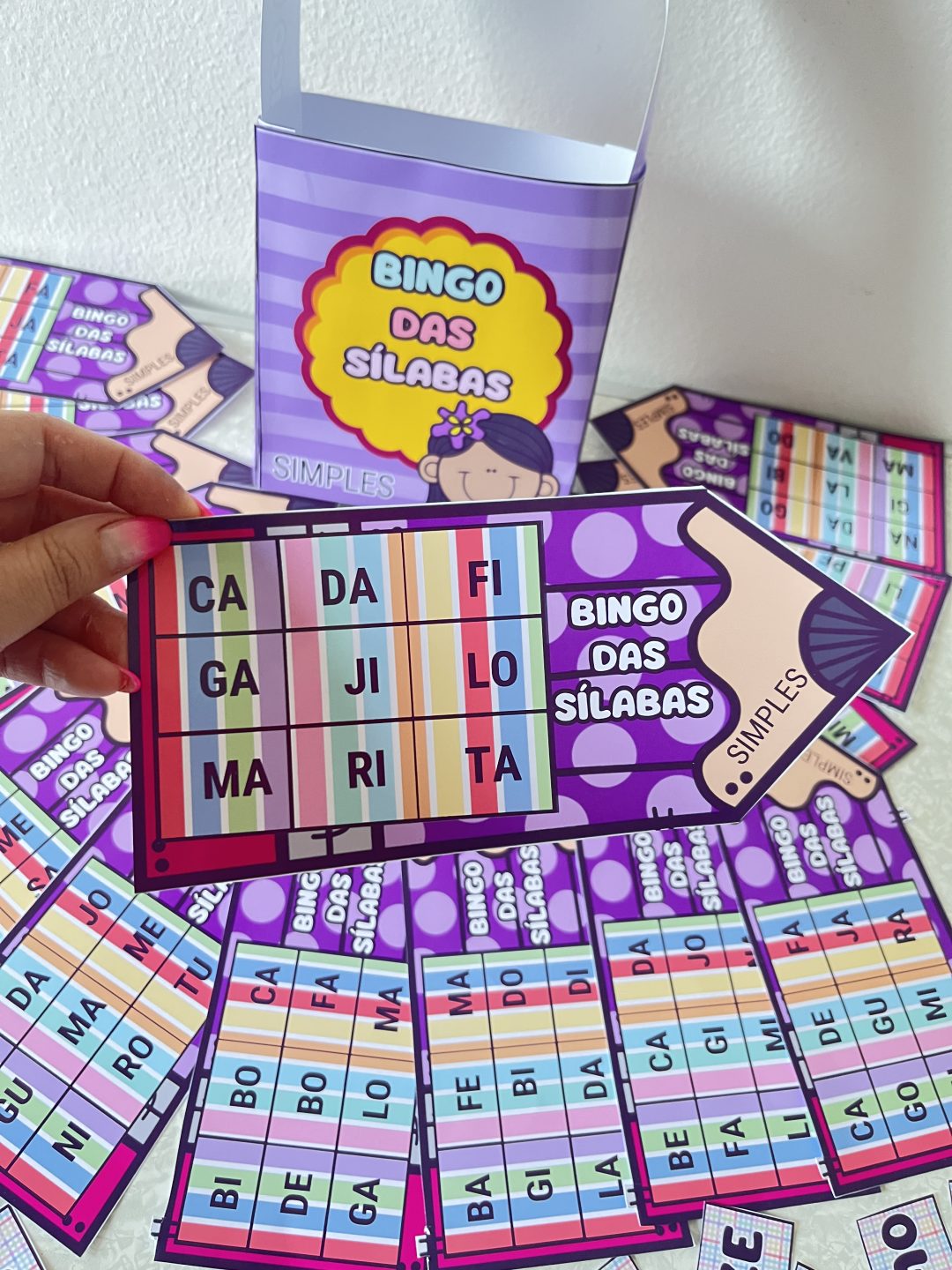 Bingo das Sílabas – Clube Alfabetinho