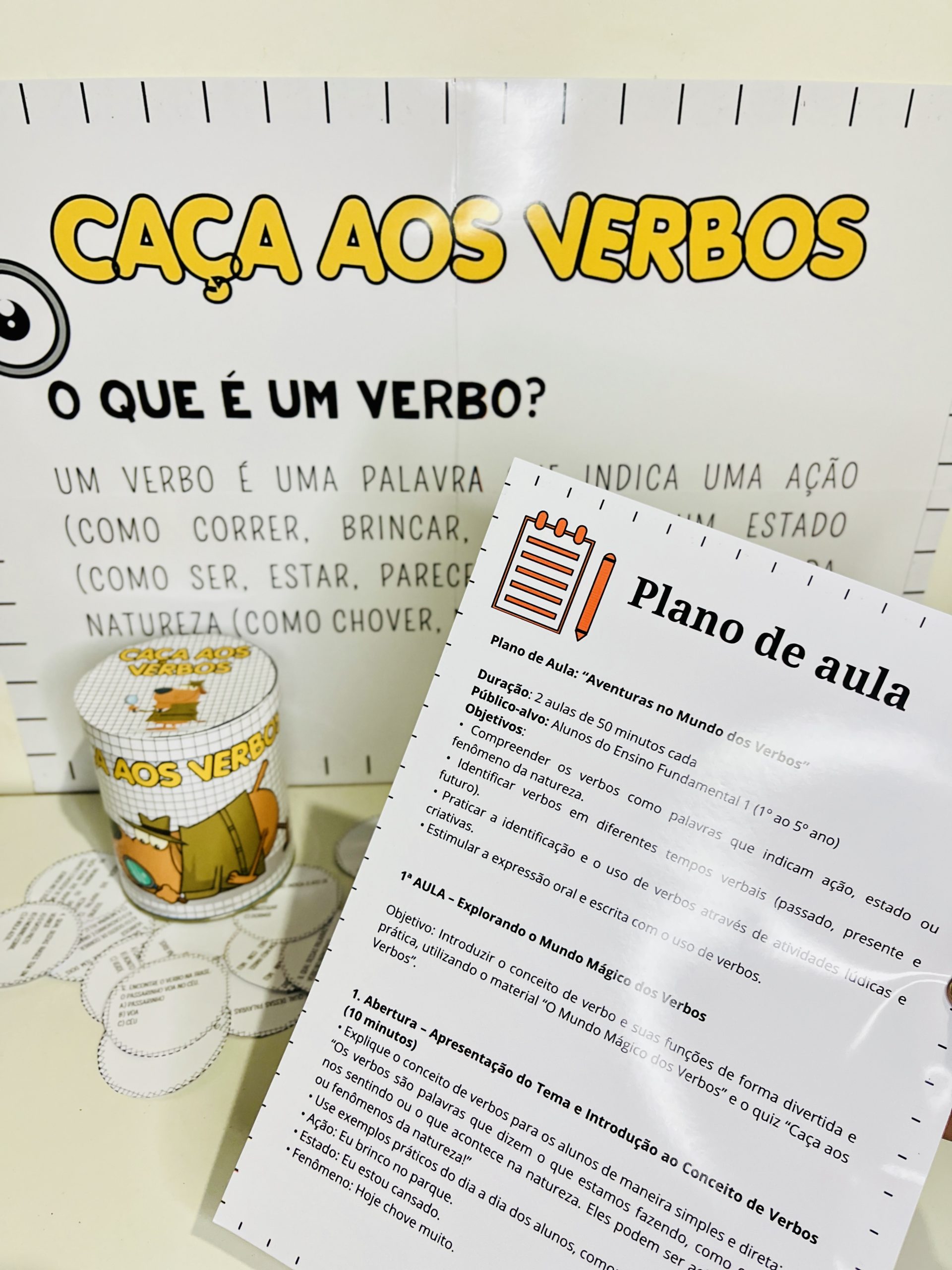 Caça aos Verbos – Clube Alfabetinho