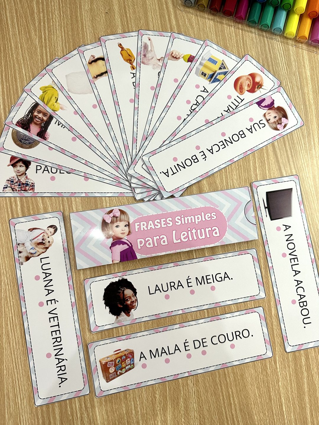 Frases Simples para Leitura – Clube Alfabetinho