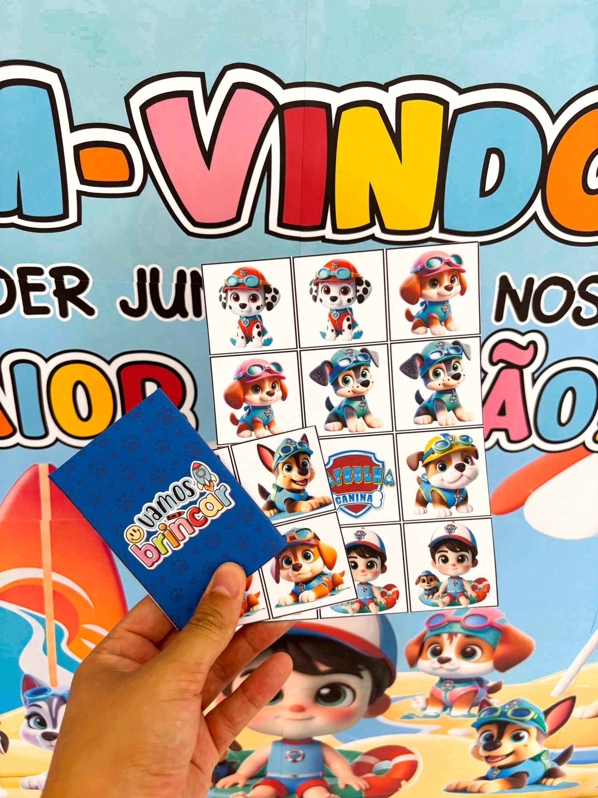 Volta às Aulas – Patrulha Canina – Pool Party – Clube Alfabetinho